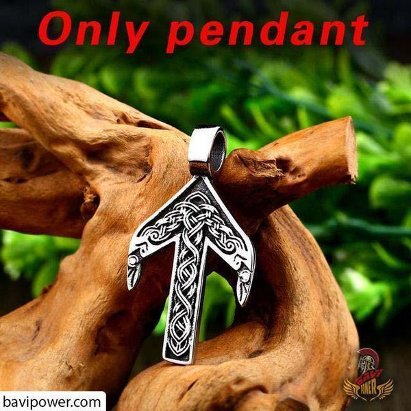 Stainless Steel Tiwaz Rune Pendant – BaviPower